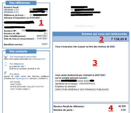 Comprendre et vérifier votre avis d'imposition ligne par ligne.